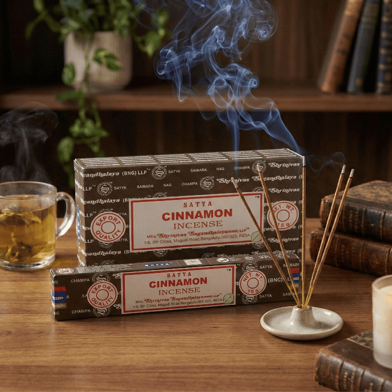 Boîte Encens Satya Cinnamon (12 x 15g) – Pack Économique Cannelle